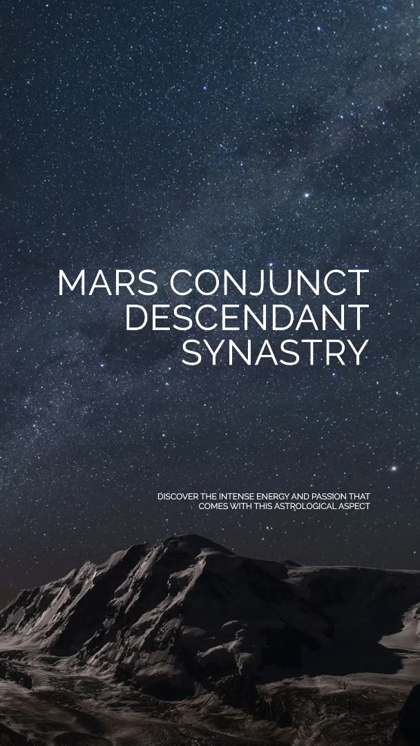 Mars Conjunct Descendant Synastry Transit And Composite